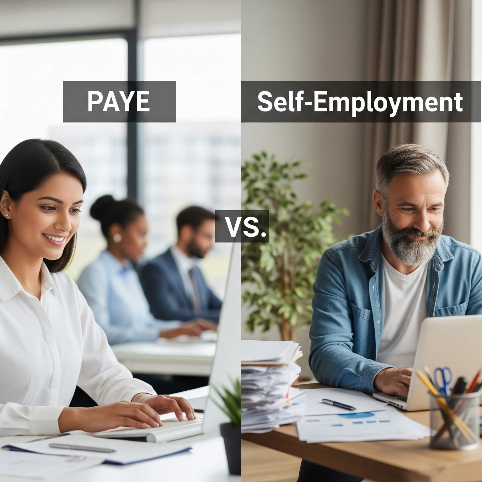 PAYE vs Self-Employment: What’s Best for You?