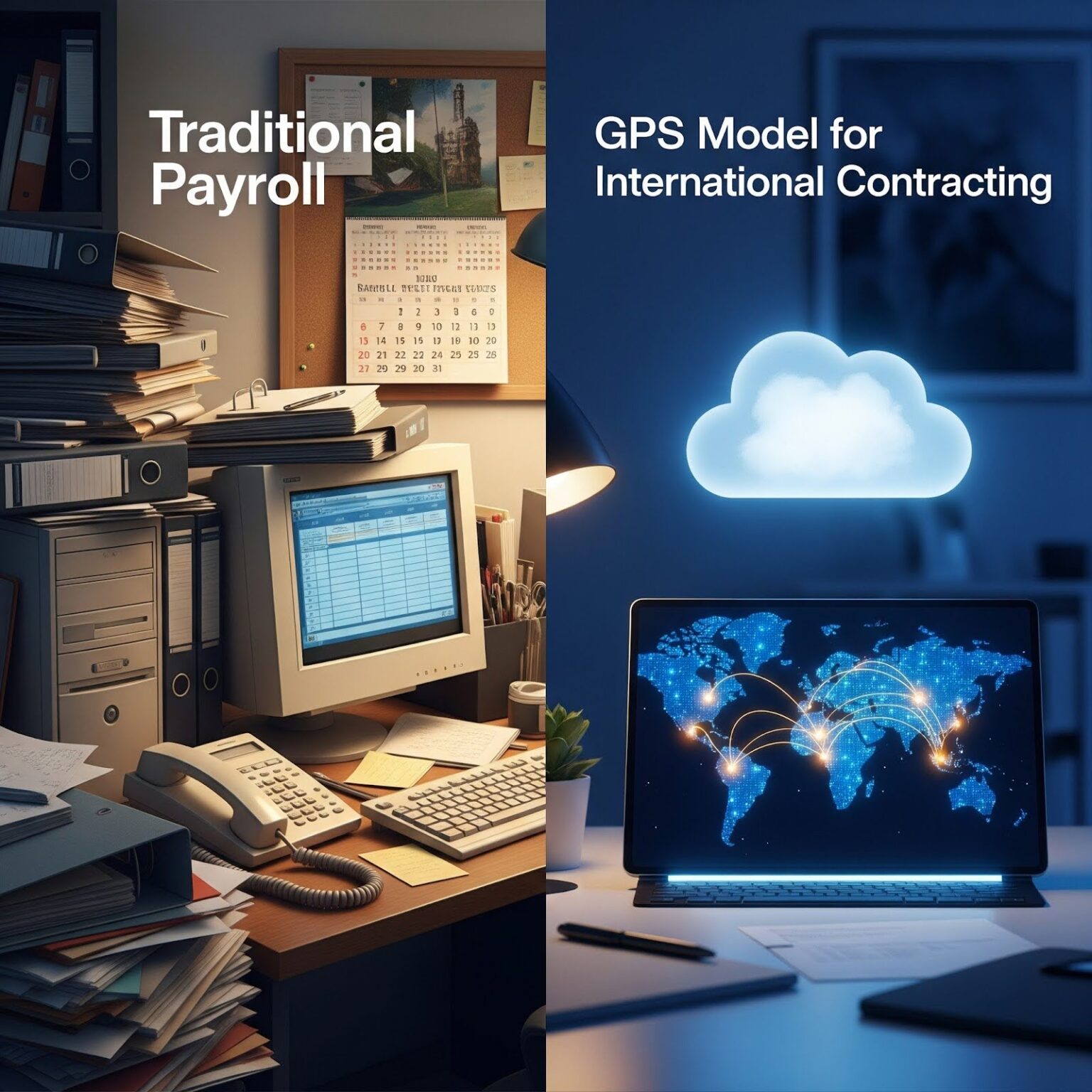 Traditional Payroll vs. GPS Model | International Contractor Payroll